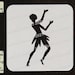 African Tribal Dancer Stencil, African Motives Art - Etsy