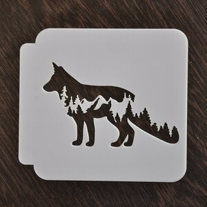 Forest Wolf Stencil, Custom Stencil, Any Font, Any Design, Any Size ...