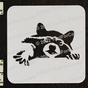 Raccoon Stencil - Etsy