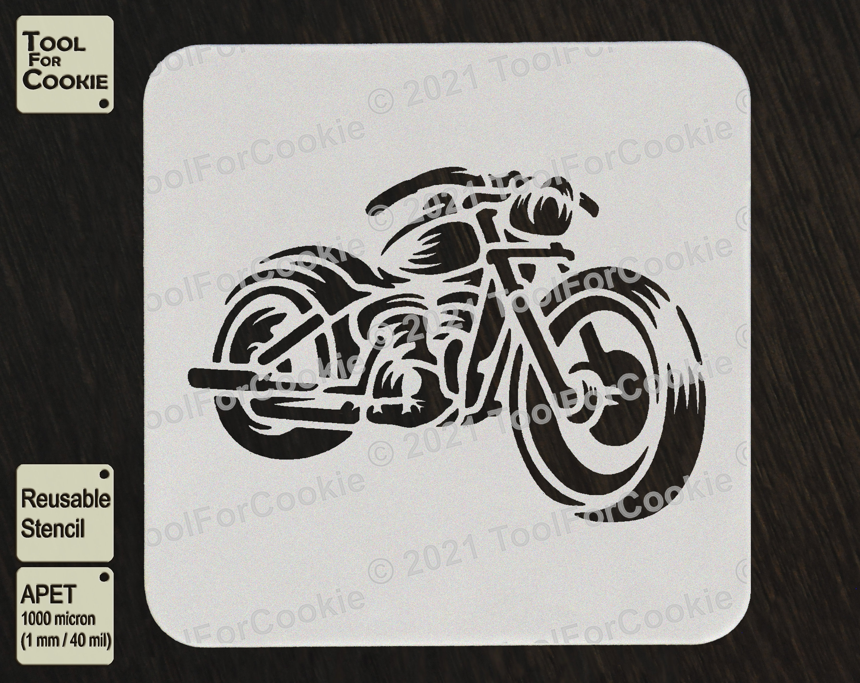 Motorcycle Stencil - Etsy