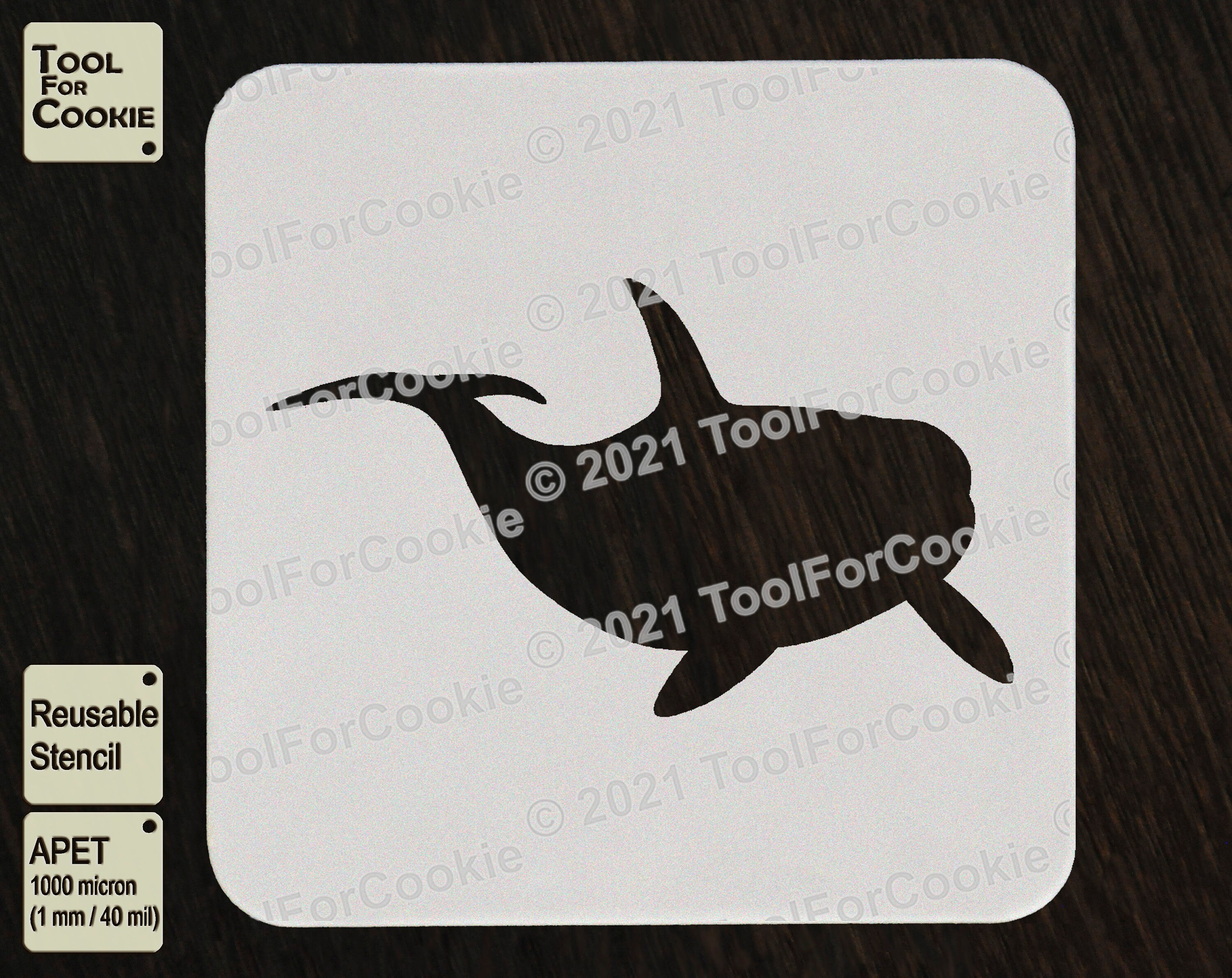 Orca Stencil Whale Killer Stencil - Etsy