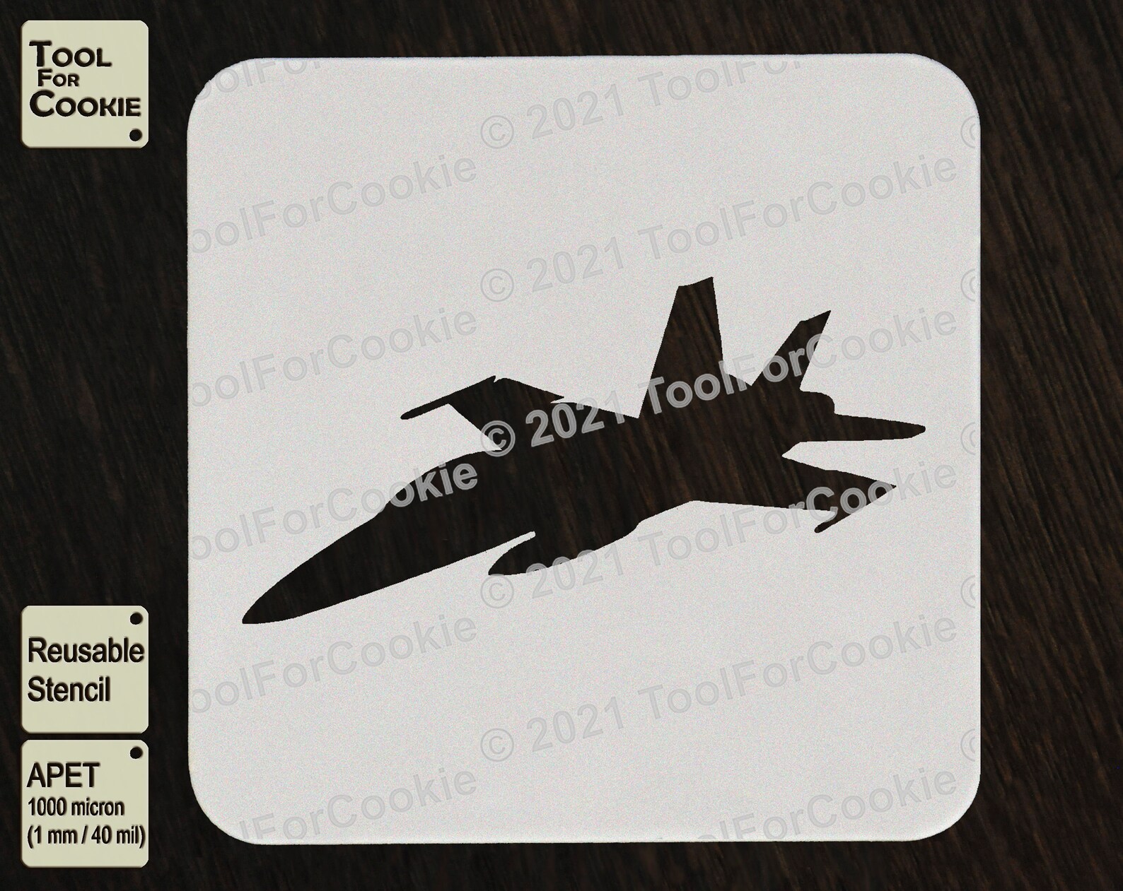 Jet Fighter Stencil - Etsy
