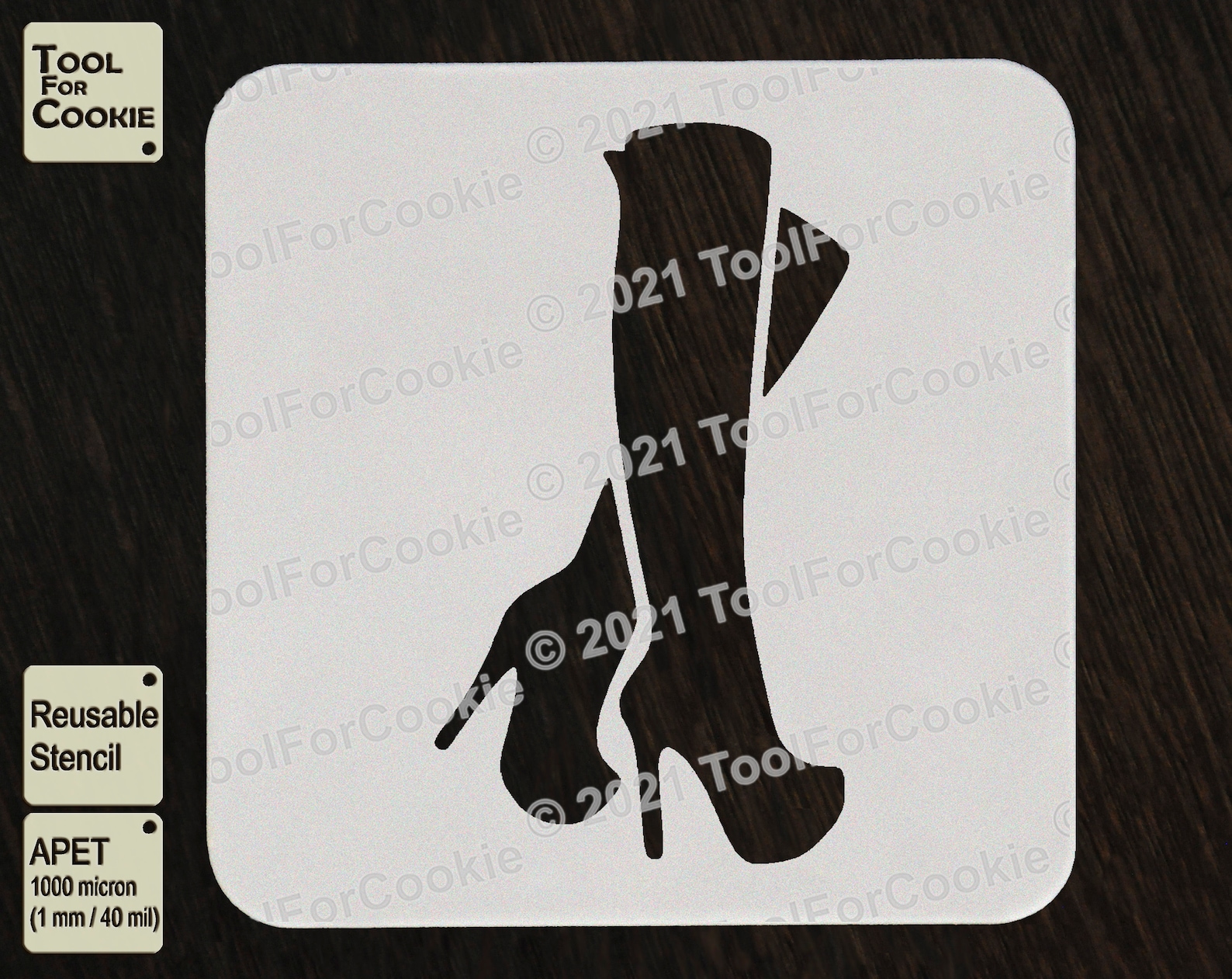 High Heels Stencil Women's Shoes Stencil - Etsy