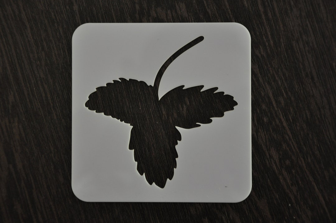 Mint Leaf Stencil, Custom Stencil, Flower Stencil, Stencils - Etsy