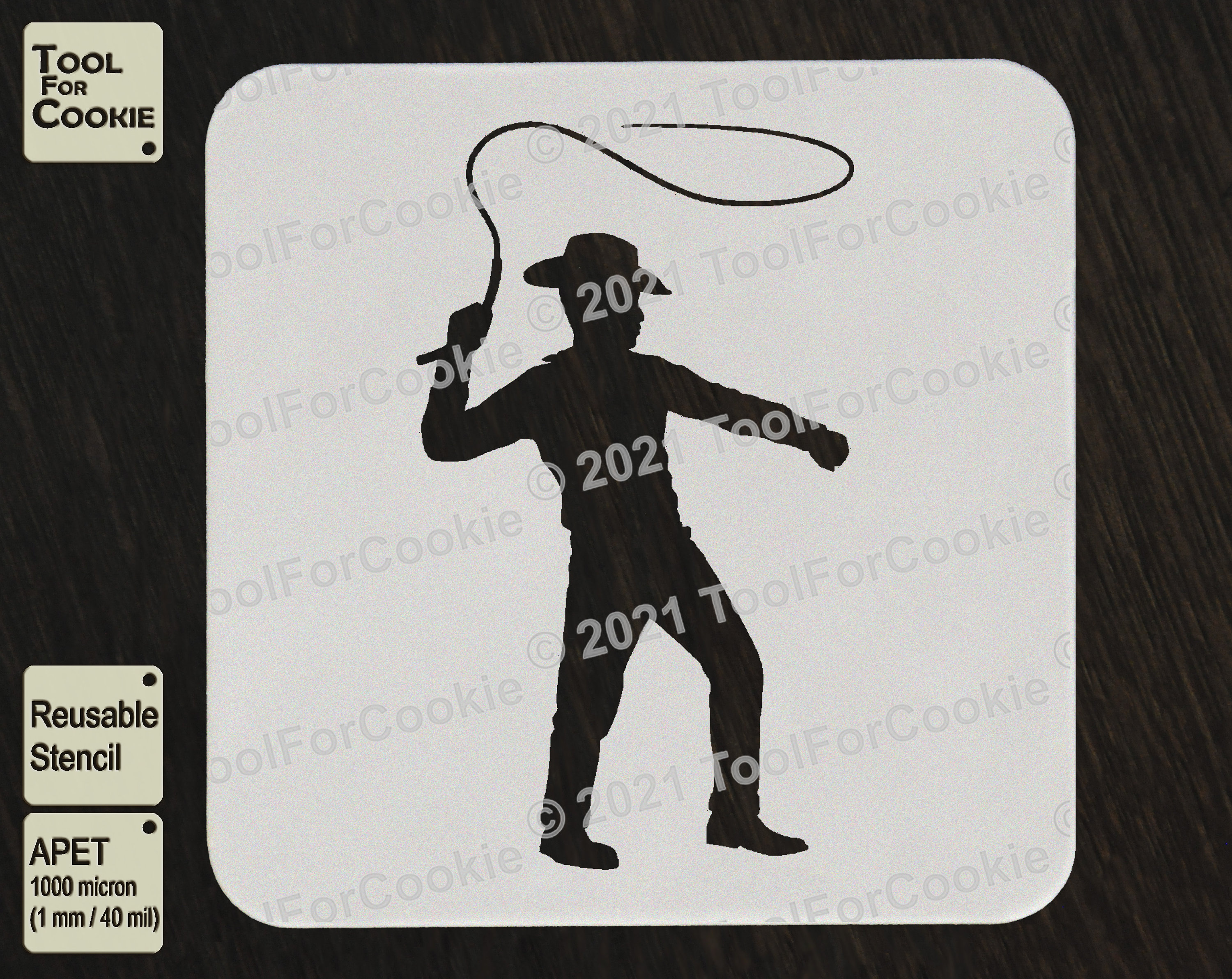 Cowboy Stencil - Etsy