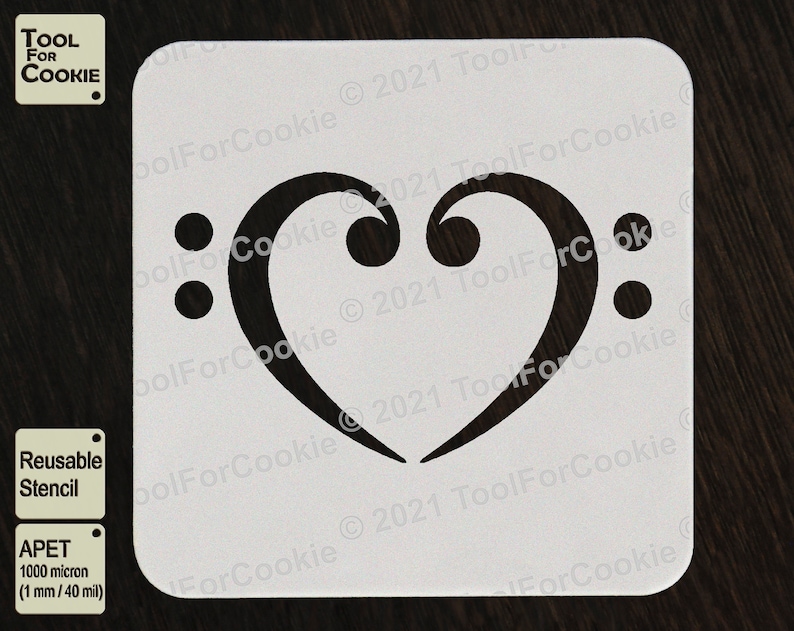 Musical Symbols Stencil - Etsy