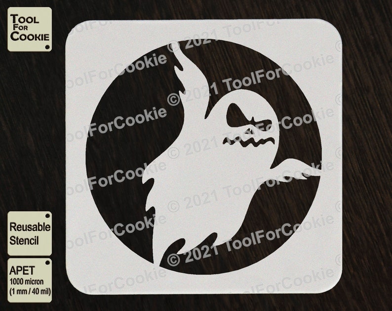 Ghost Body Stencil - Etsy