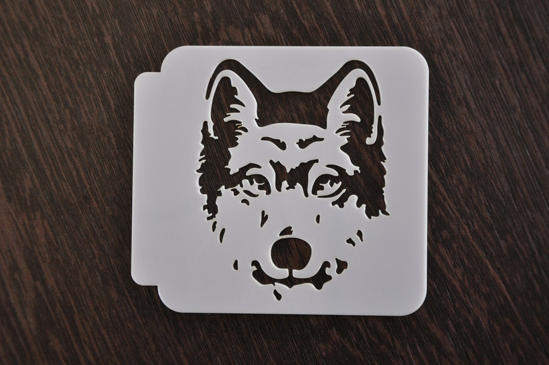 Wolf Stencil, Custom Stencil, Stencils, Any Font, Any Design, Any Size ...