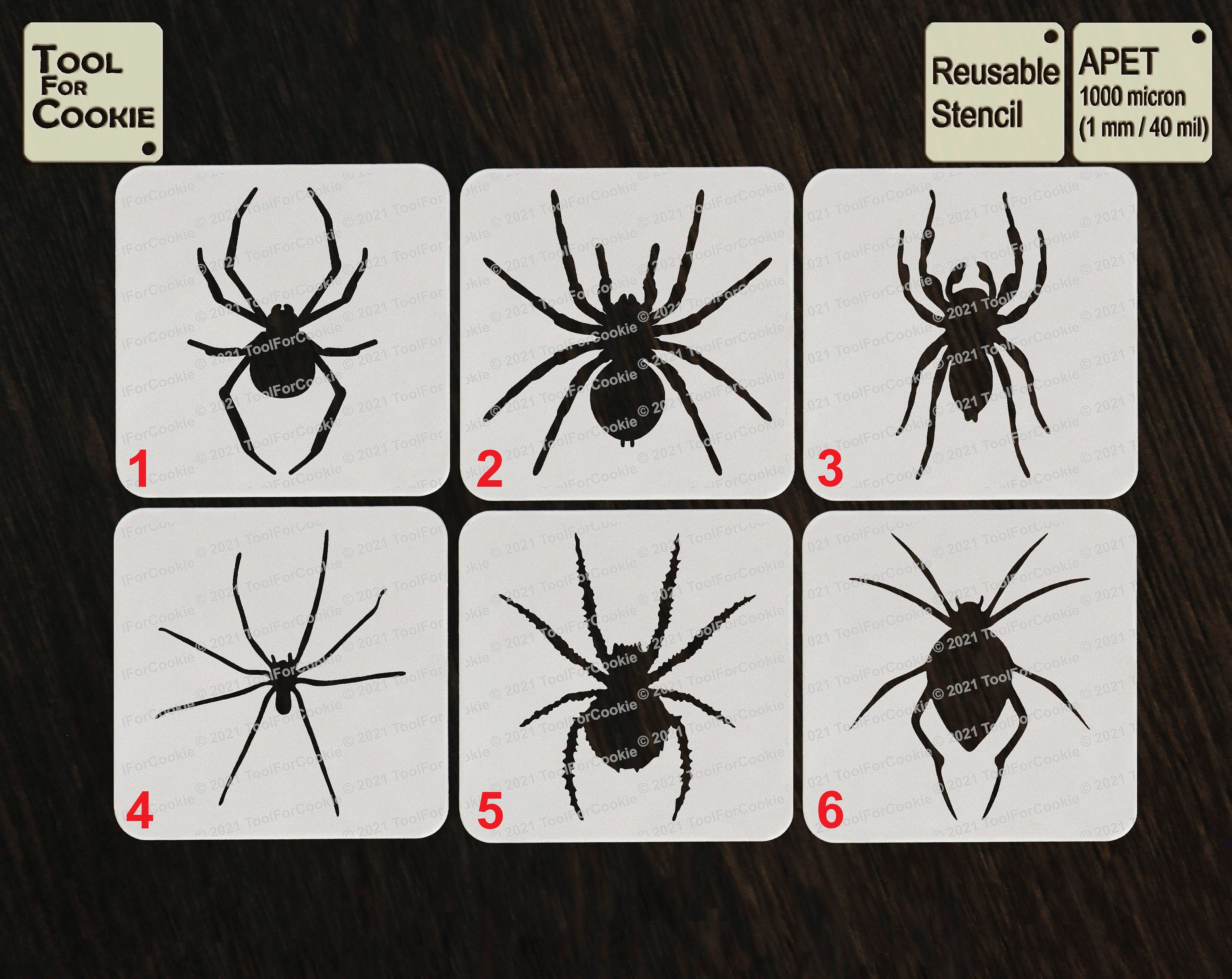 Spider Stencil Custom Stencil Any Font Any Design Any - Etsy