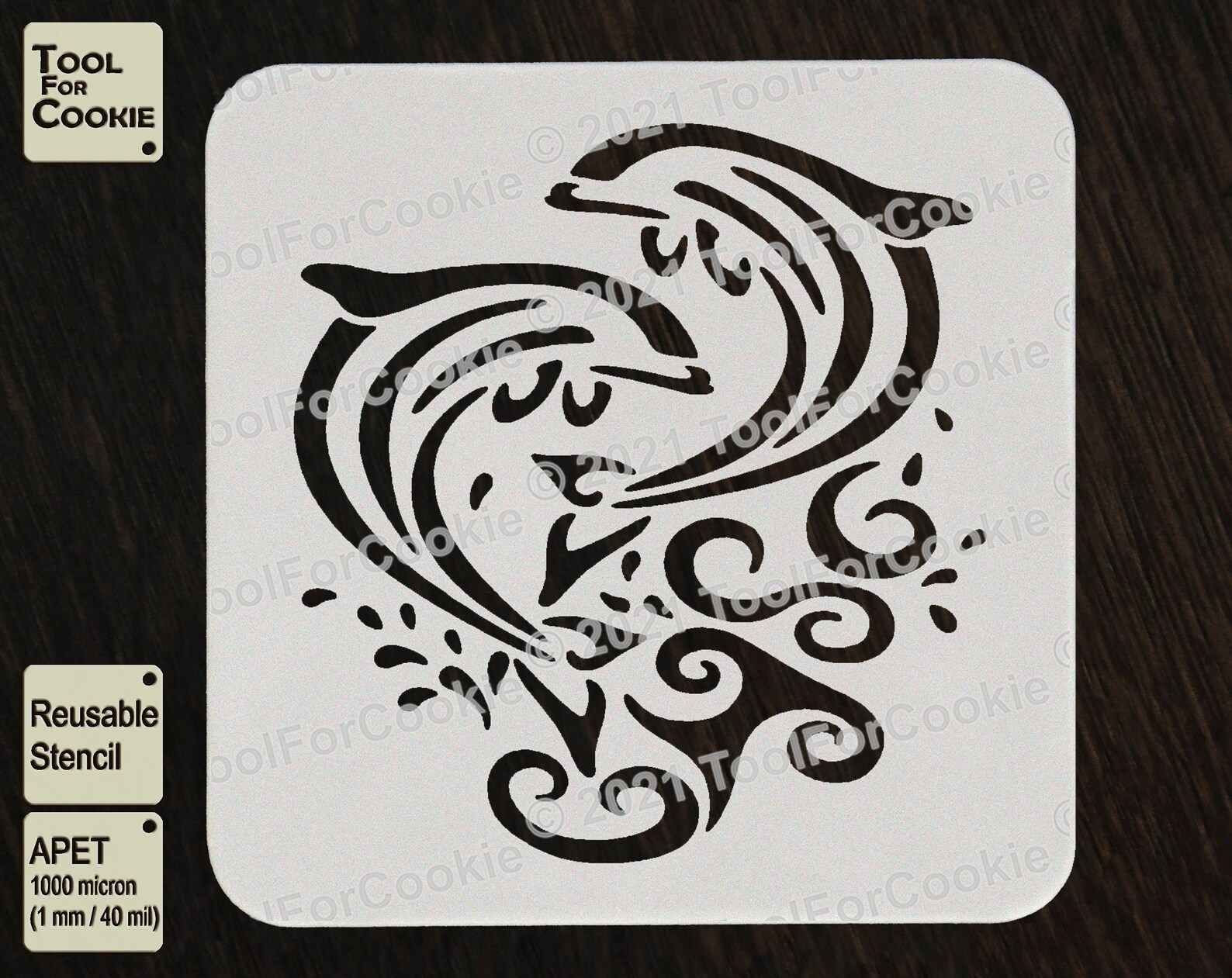 Dolphin Stencil Animal Stencil Fish Stencil Custom Stencil - Etsy