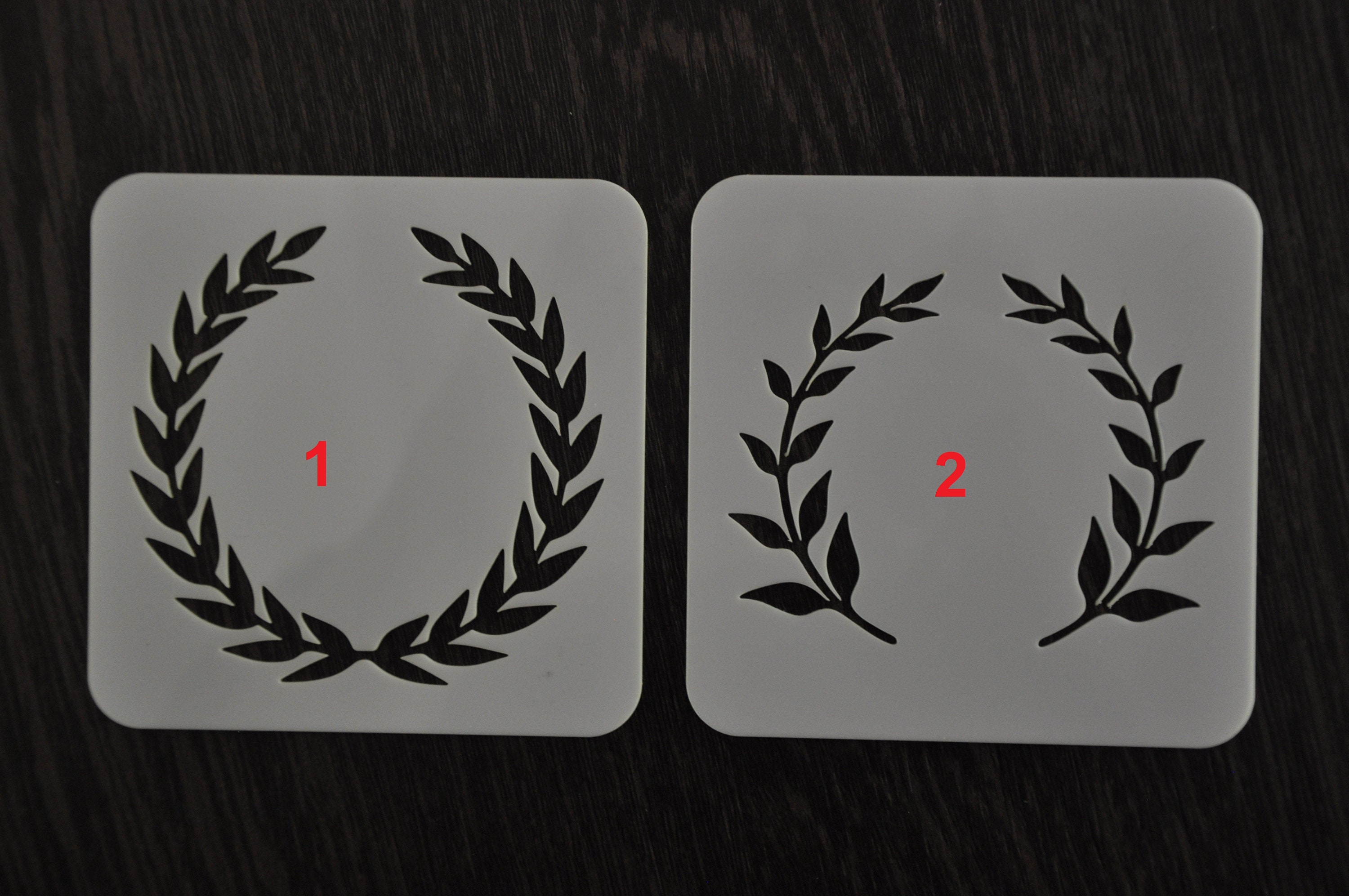 Laurel Wreath Stencil Custom Stencil Leaf Stencil Stencils - Etsy