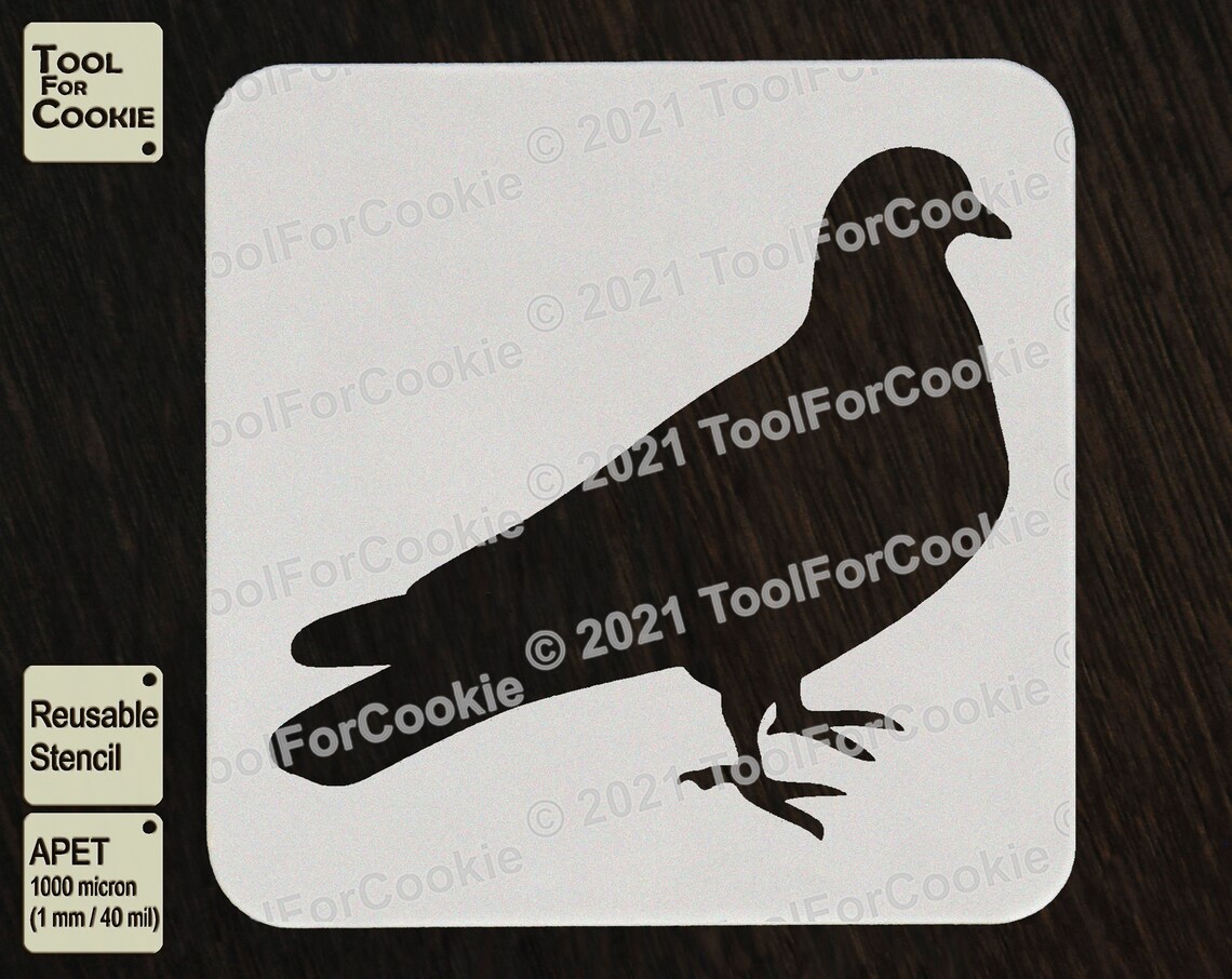 Dove Stencil Pigeon Stencil - Etsy