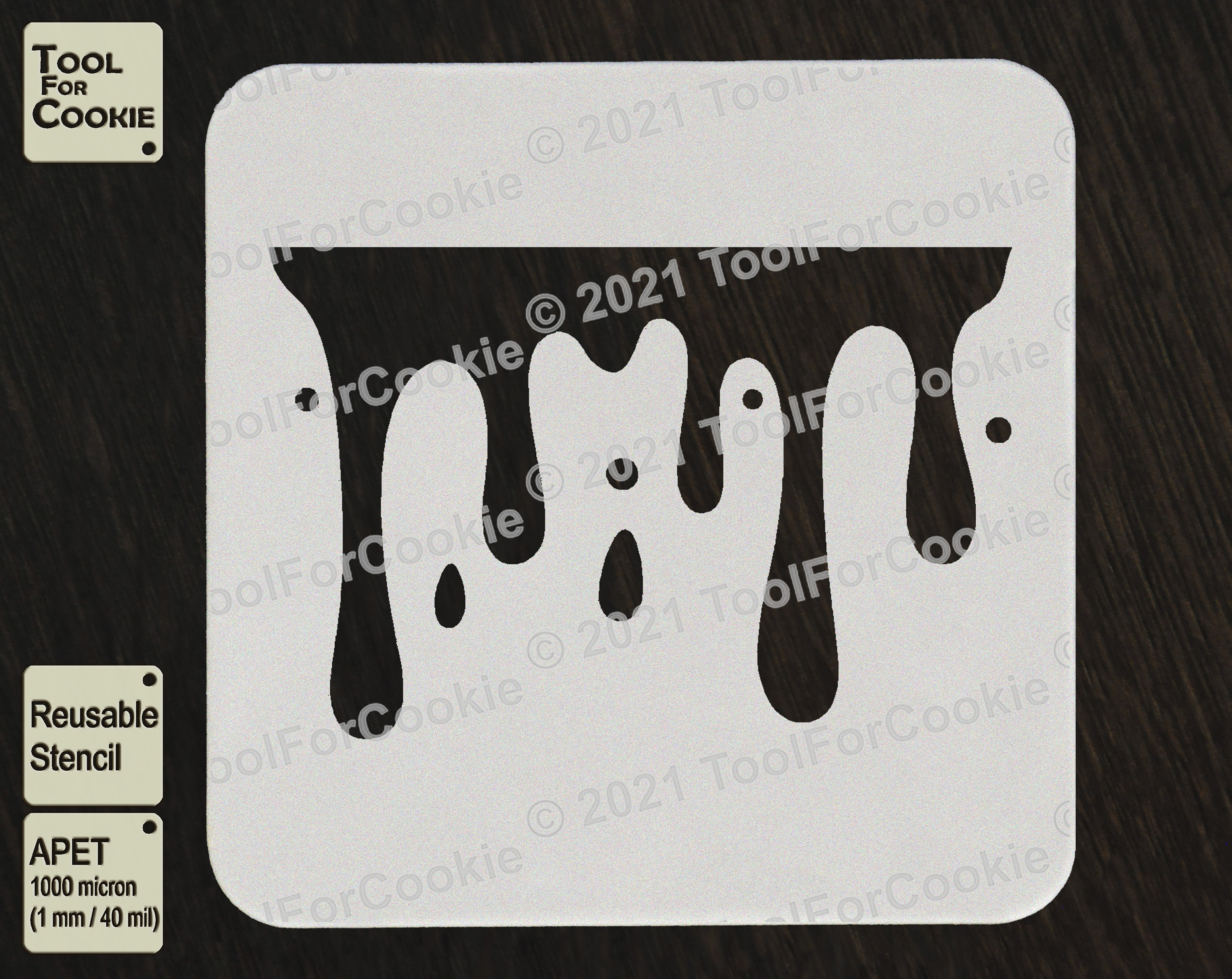 Drip Stencil Paint Stencil | Etsy