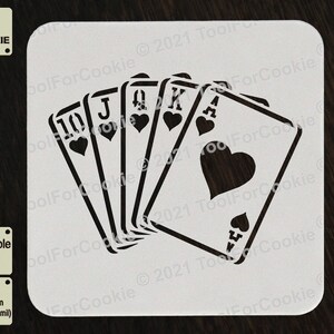 Playing Card Suit Stencil - Etsy Canada