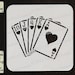 Playing Card Suit Stencil - Etsy Canada