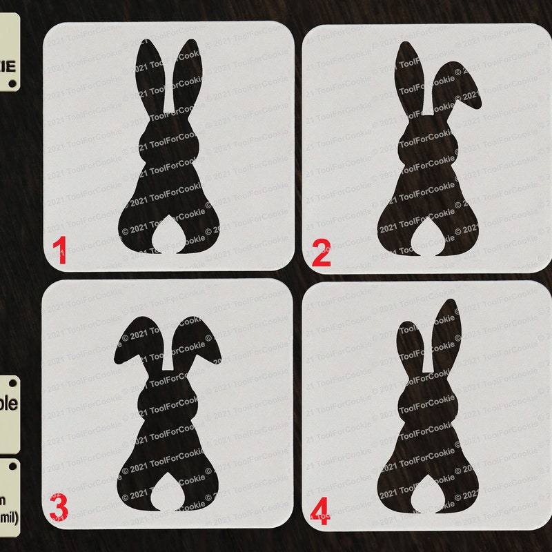 Rabbit Stencil - Etsy