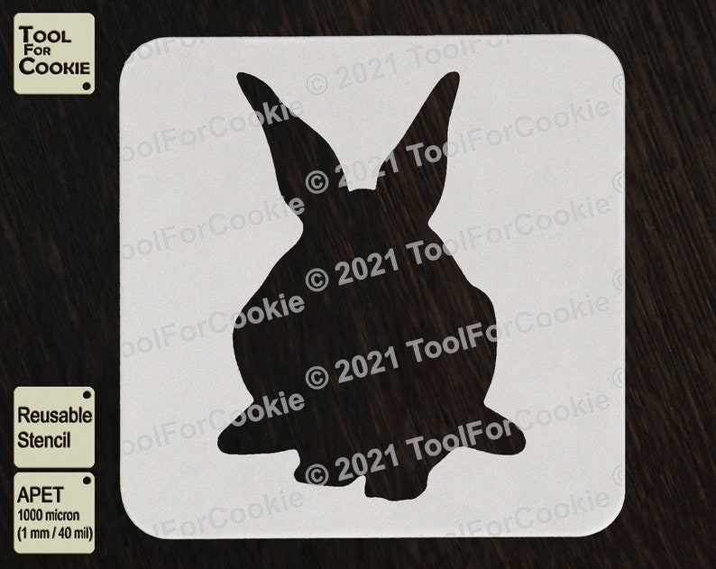 Bunny Stencil Rabbit Stencil - Etsy