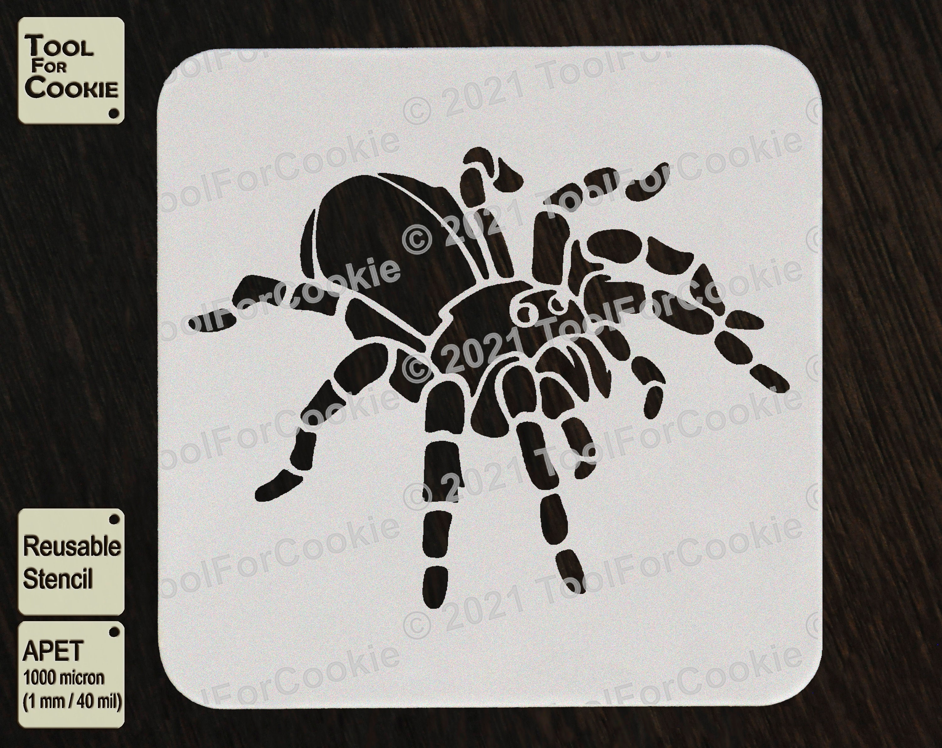 Spider Stencil Custom Stencil Any Font Any Design Any | Etsy