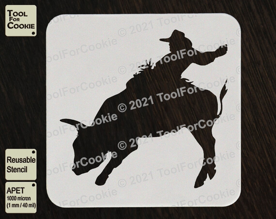 Rodeo Stencil - Etsy