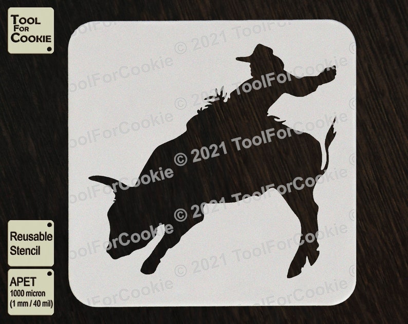 Rodeo Stencil - Etsy