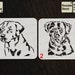 Labrador Dog Stencil Custom Stencils Any Font Any Design - Etsy