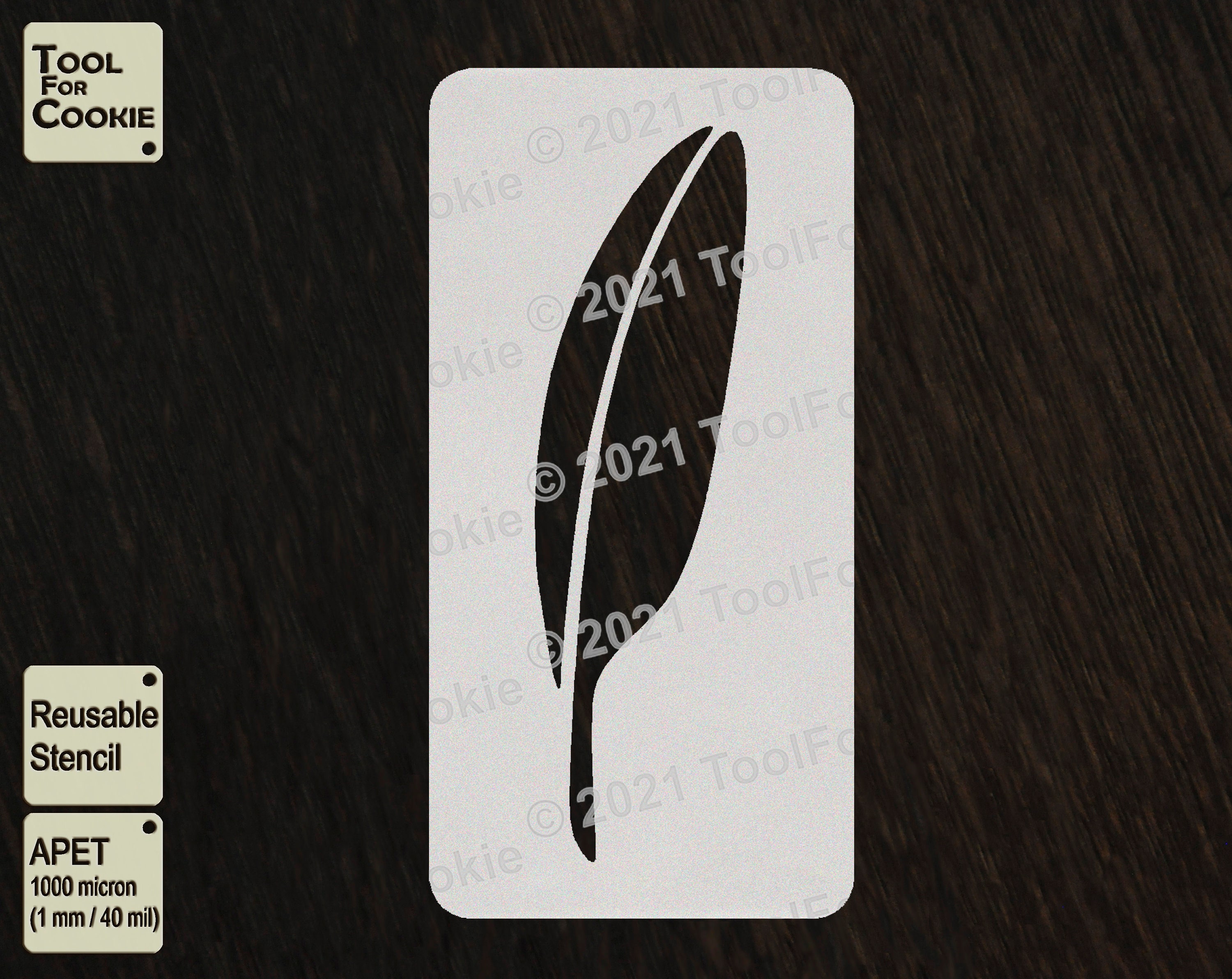 Feather Stencil - Etsy