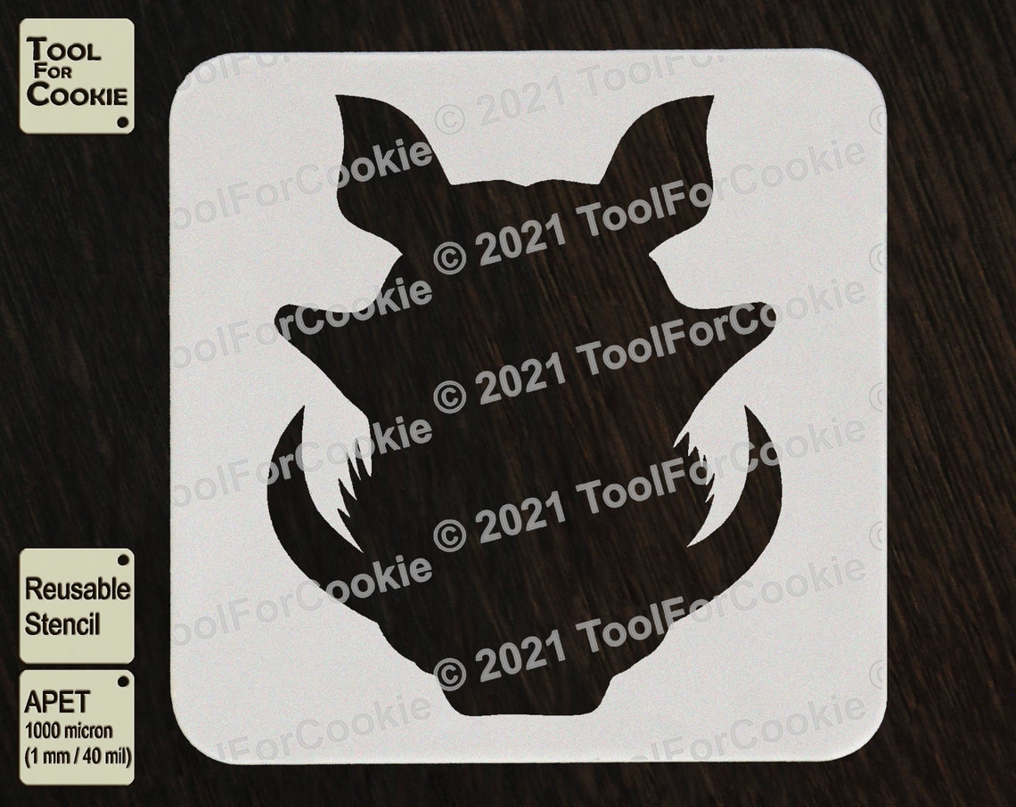 Warthog Stencil | Etsy