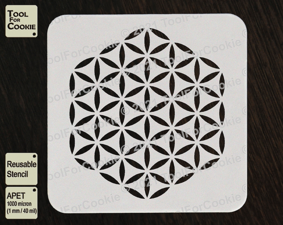 Flower of Life Stencil - Etsy
