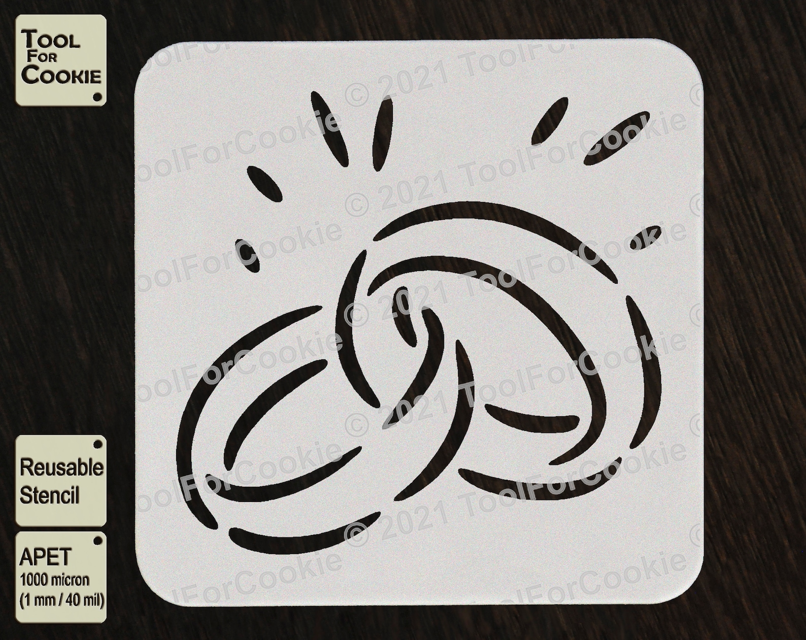 Wedding Ring Stencil - Etsy