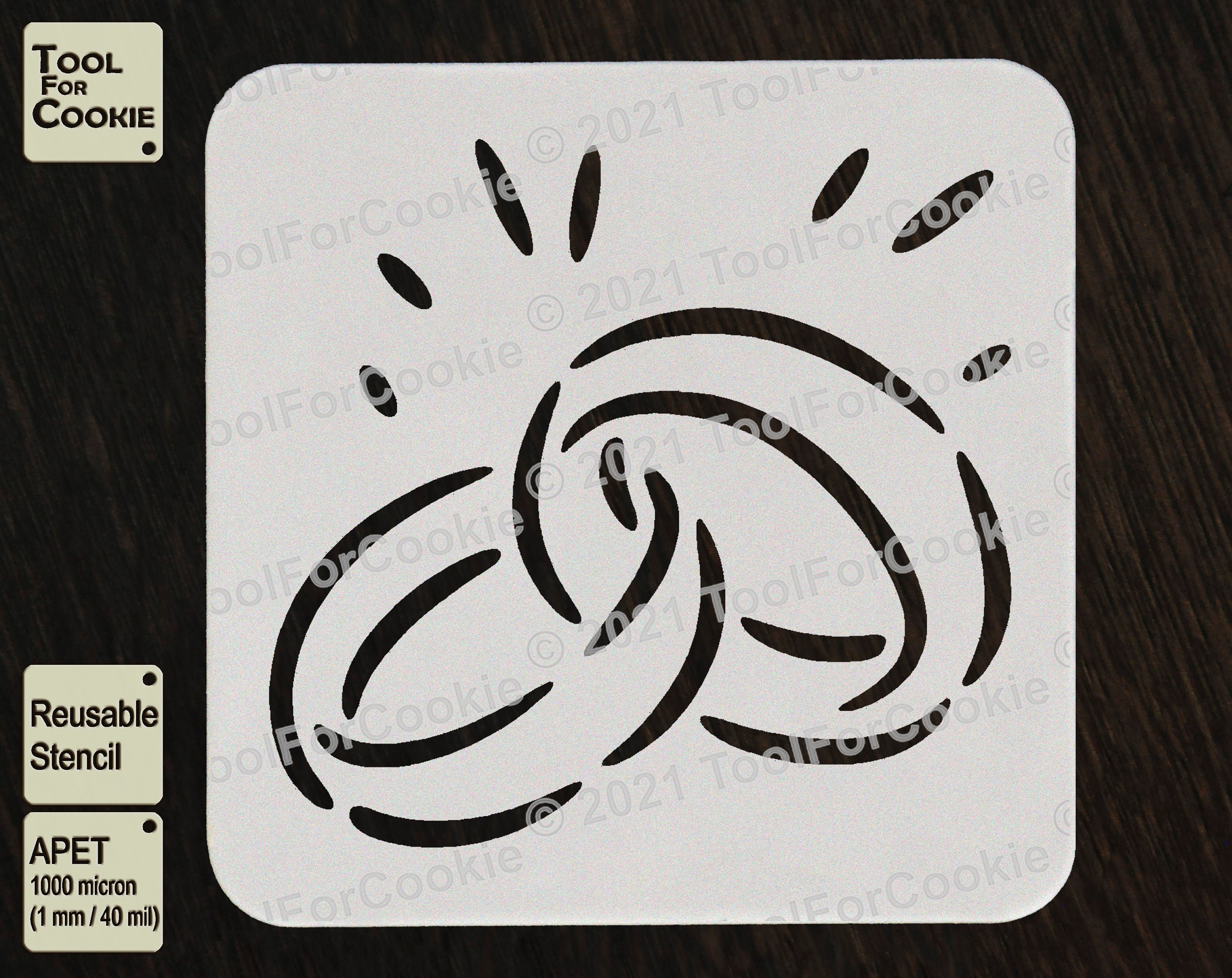 Wedding Ring Stencil - Etsy