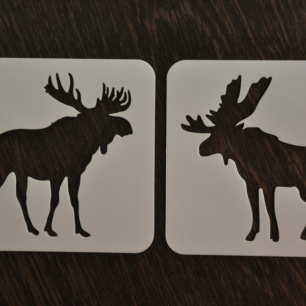 Moose Stencil - Etsy UK