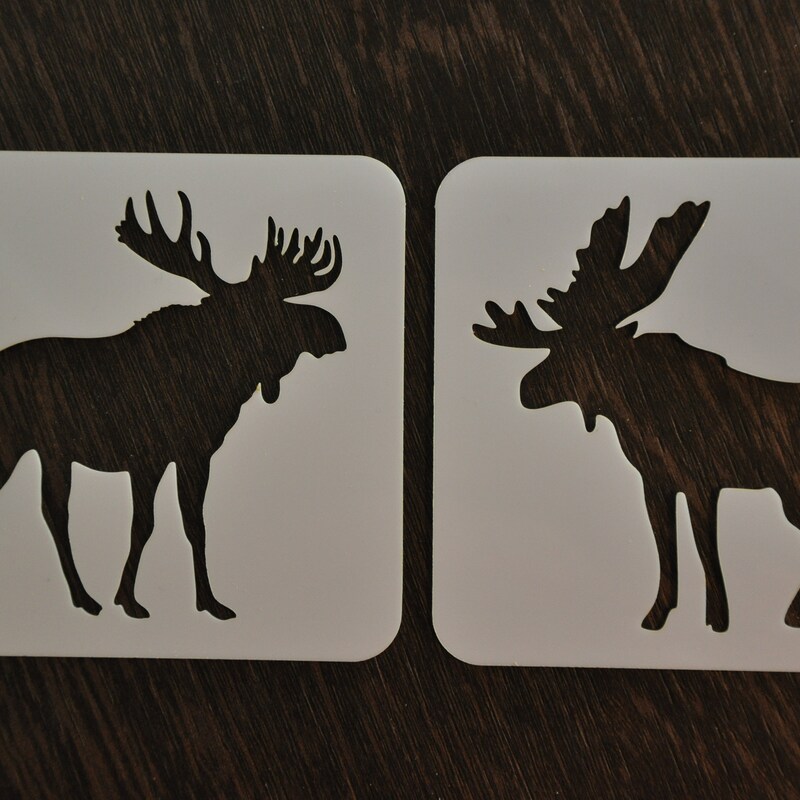 Moose Stencil - Etsy UK