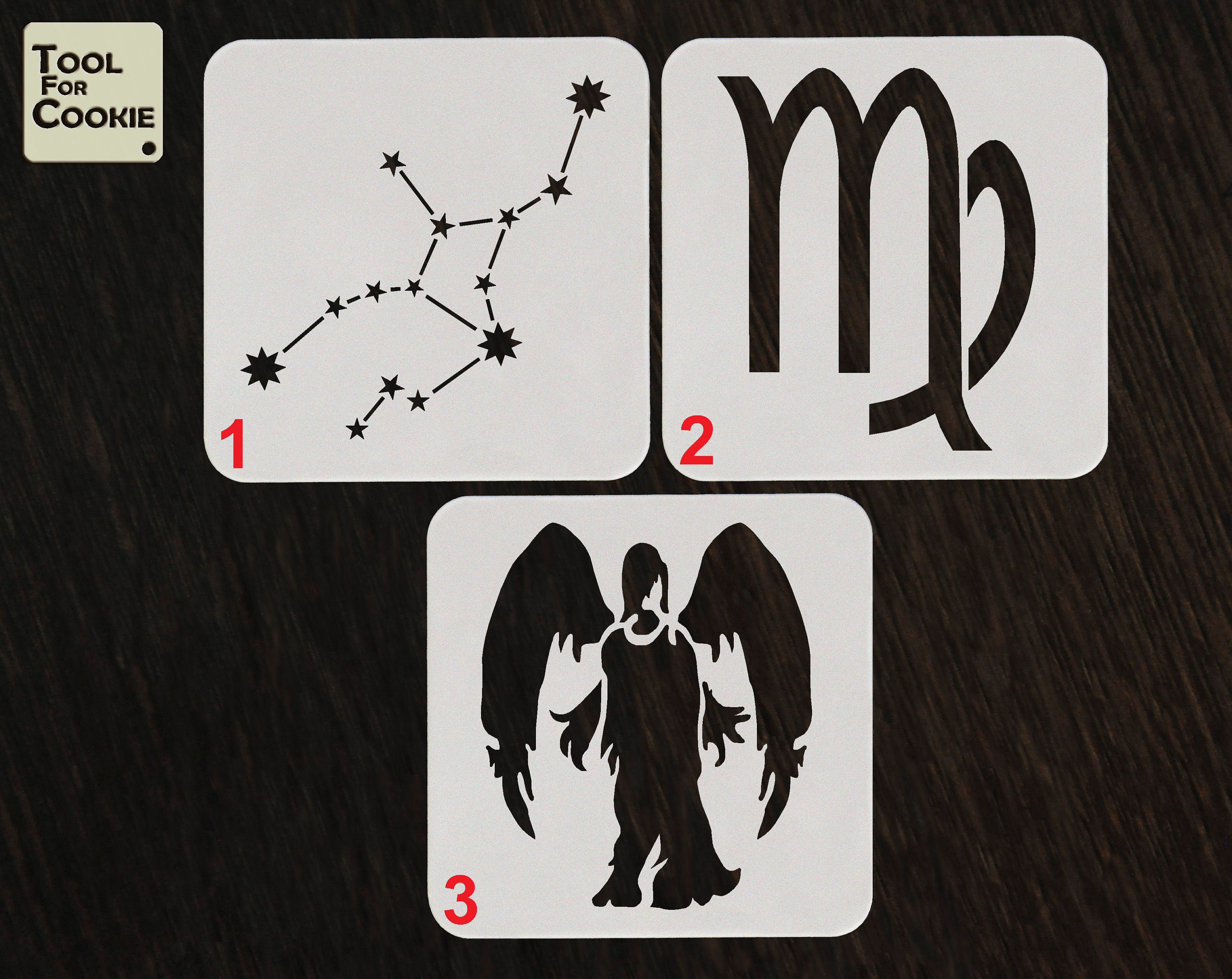 Virgo Zodiac Stencil Astrology Signs Zodiac Sign Bundle | Etsy