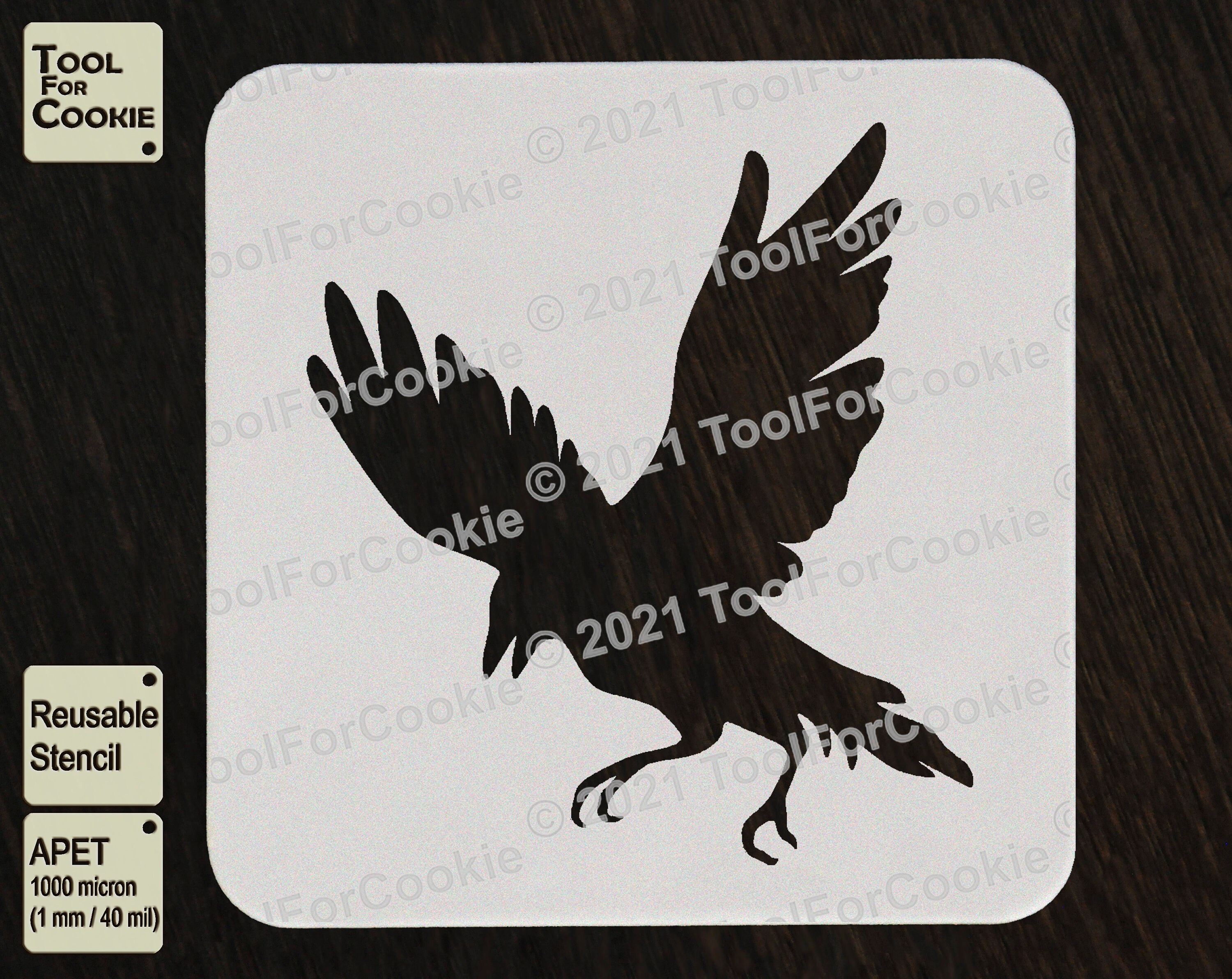 Raven Stencil - Etsy