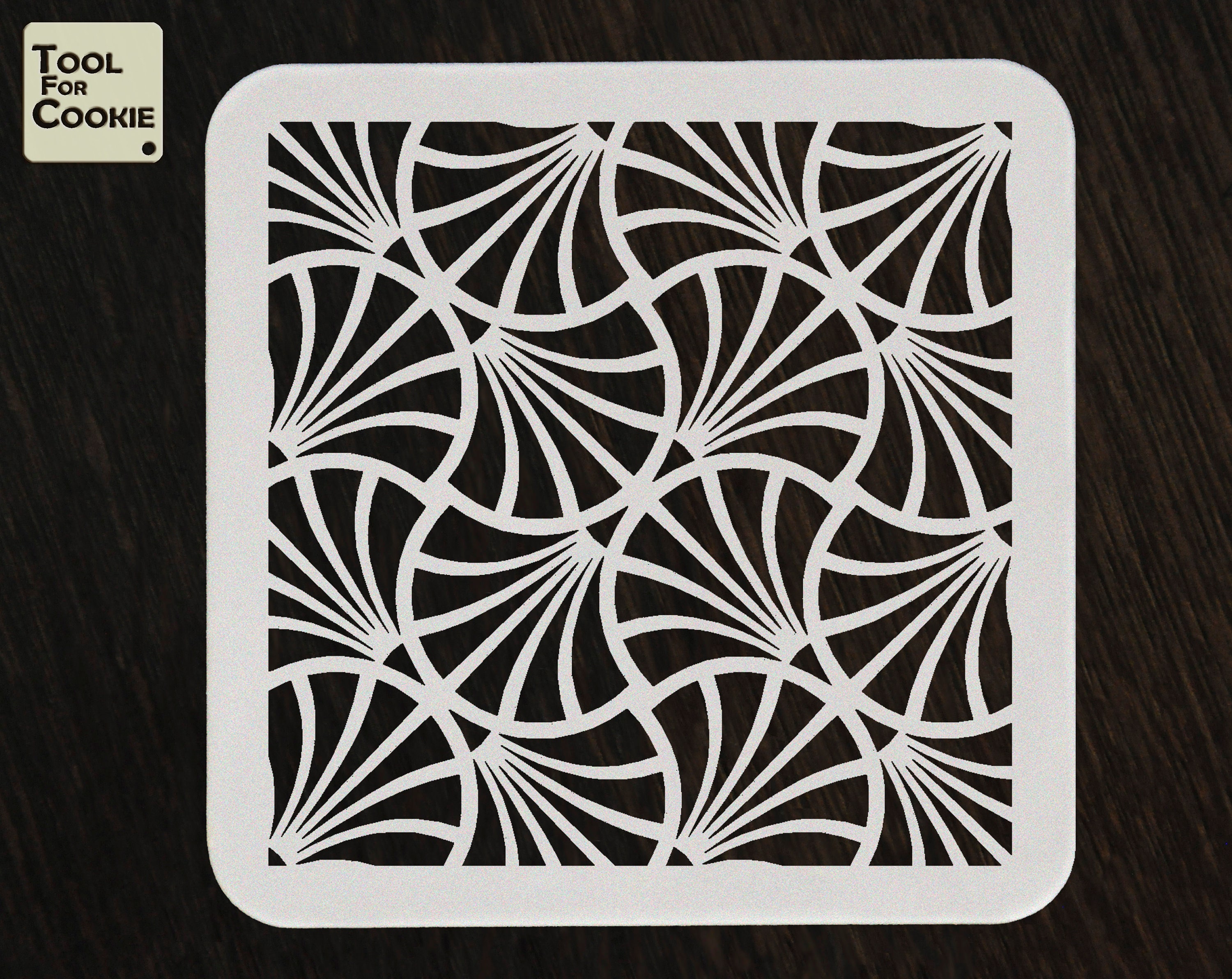 Decorative pattern reusable stencil | Etsy