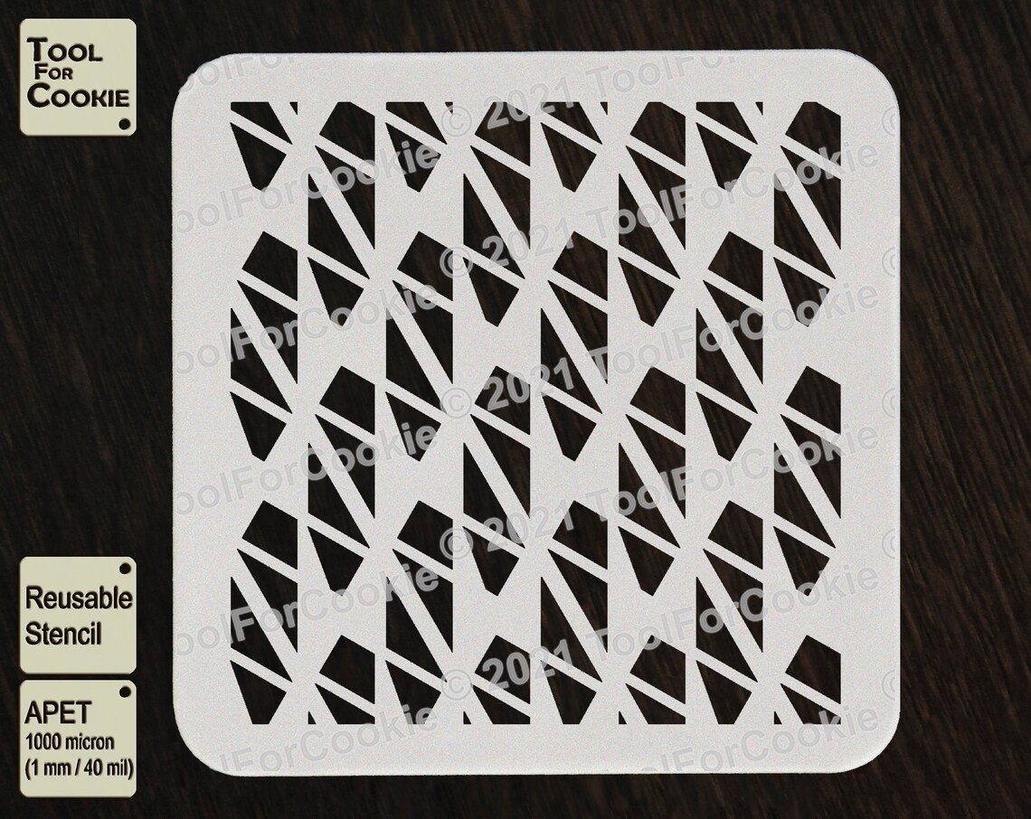 Decorative Pattern Reusable Stencil - Etsy