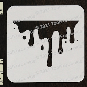 Drip Stencil, Paint Stencil - Etsy