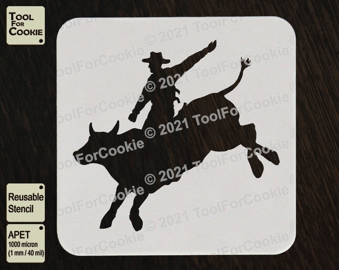 Rodeo Stencil - Etsy