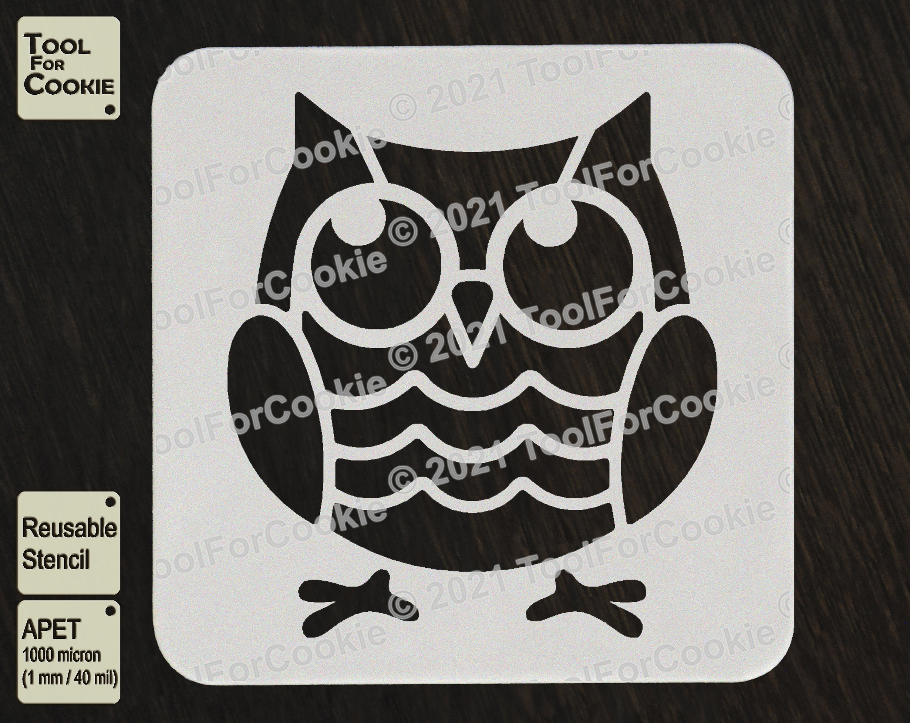 Owl Stencil, Custom Stencil, Any Font, Any Design, Any Size, Stencils - Etsy