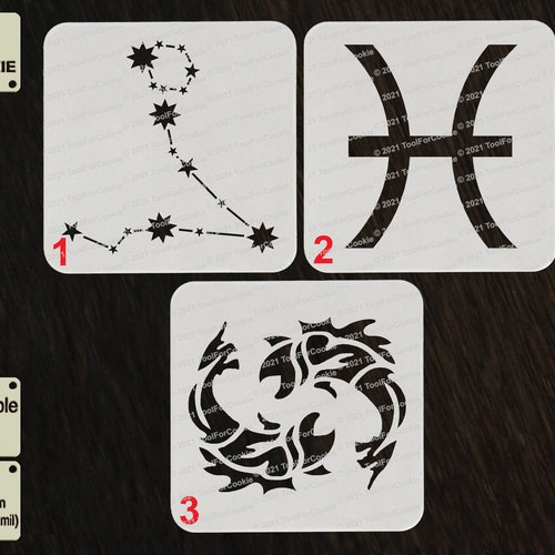 Aries Zodiac Stencil Astrology Signs Zodiac Sign Bundle - Etsy