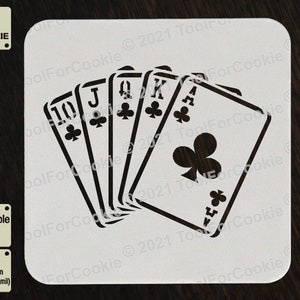 Playing Card Suit Stencil - Etsy Canada