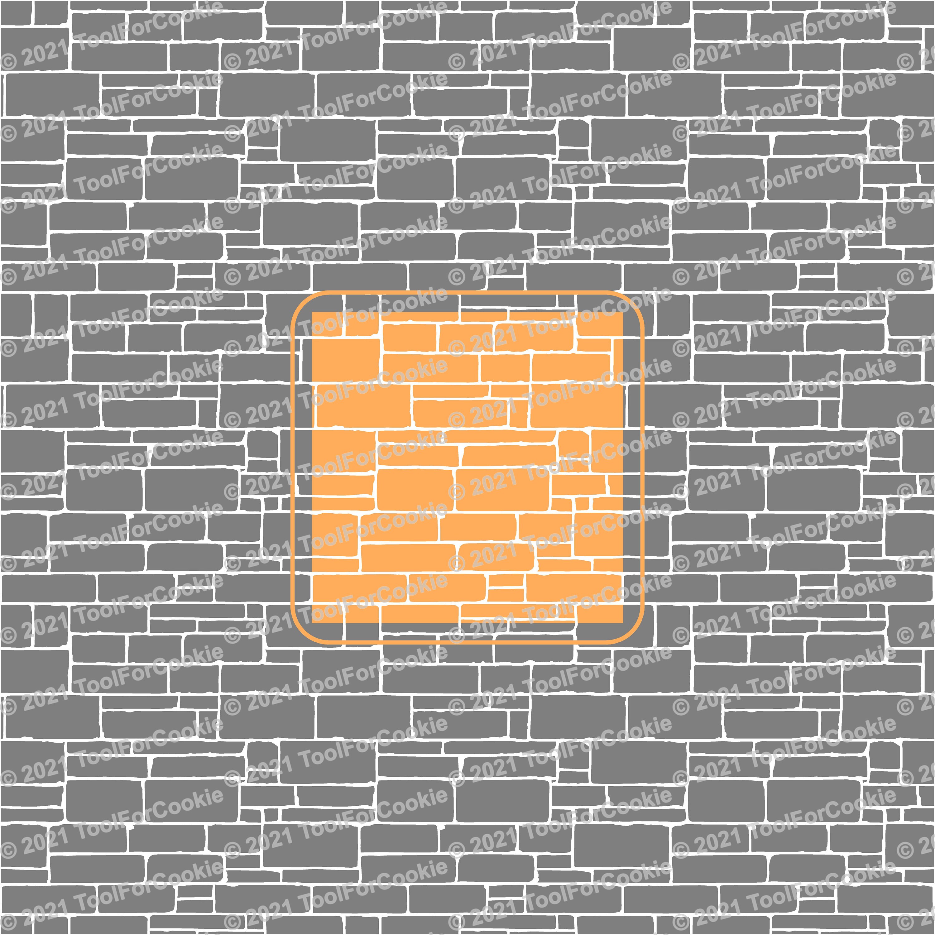 Stone Pattern Stencil - Etsy