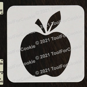 Apple Stencil - Etsy