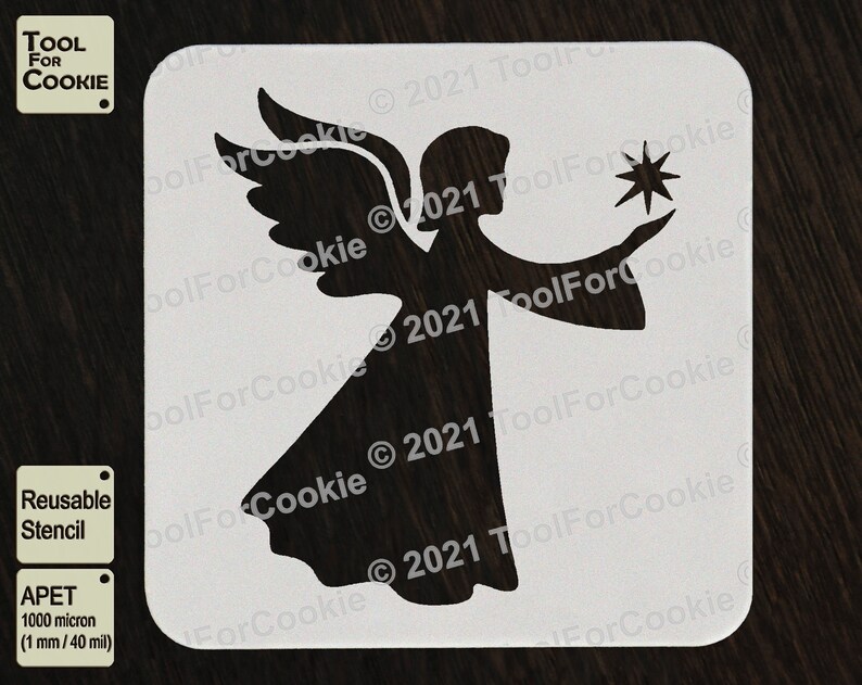 Angel Stencil - Etsy