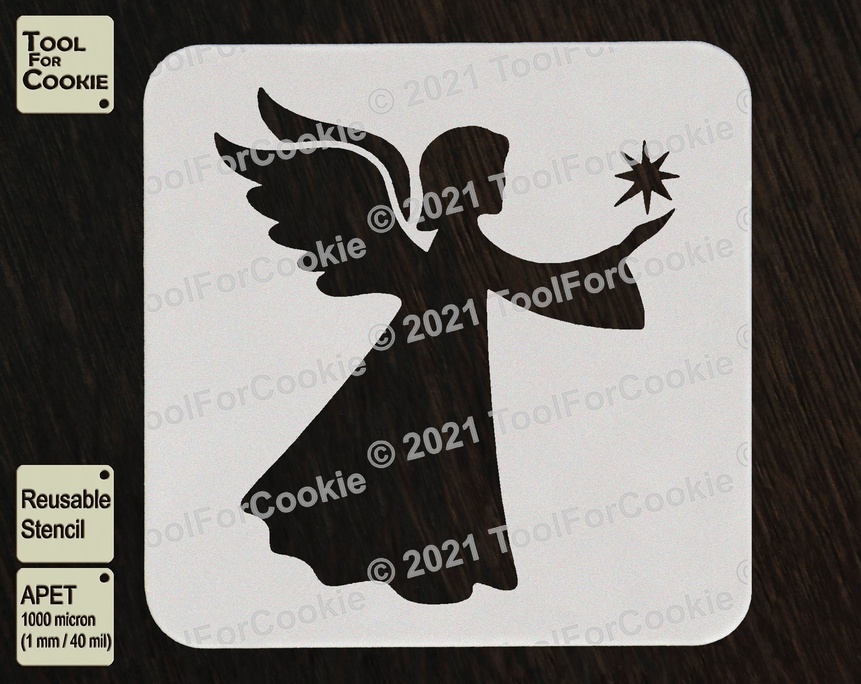 Angel Stencil - Etsy