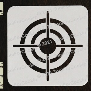 Bullseye Target Stencil - Etsy Canada
