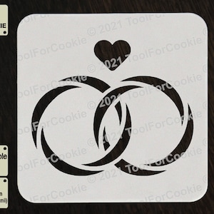 Wedding Ring Stencil - Etsy