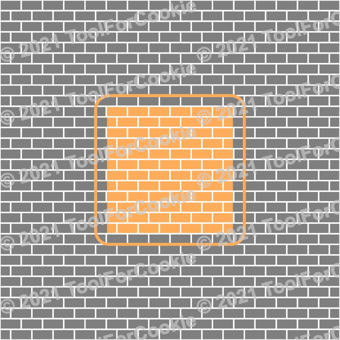 Brick Pattern Stencil | Etsy