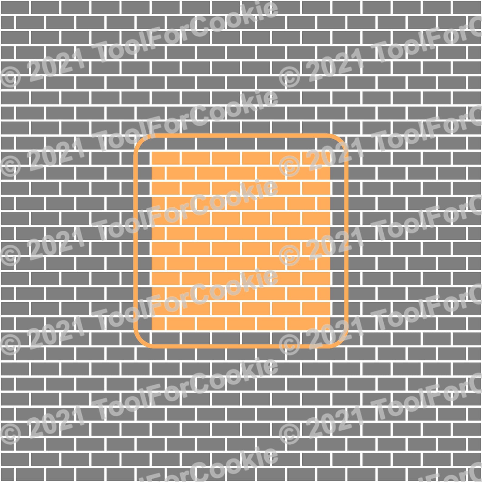 Brick Pattern Stencil - Etsy