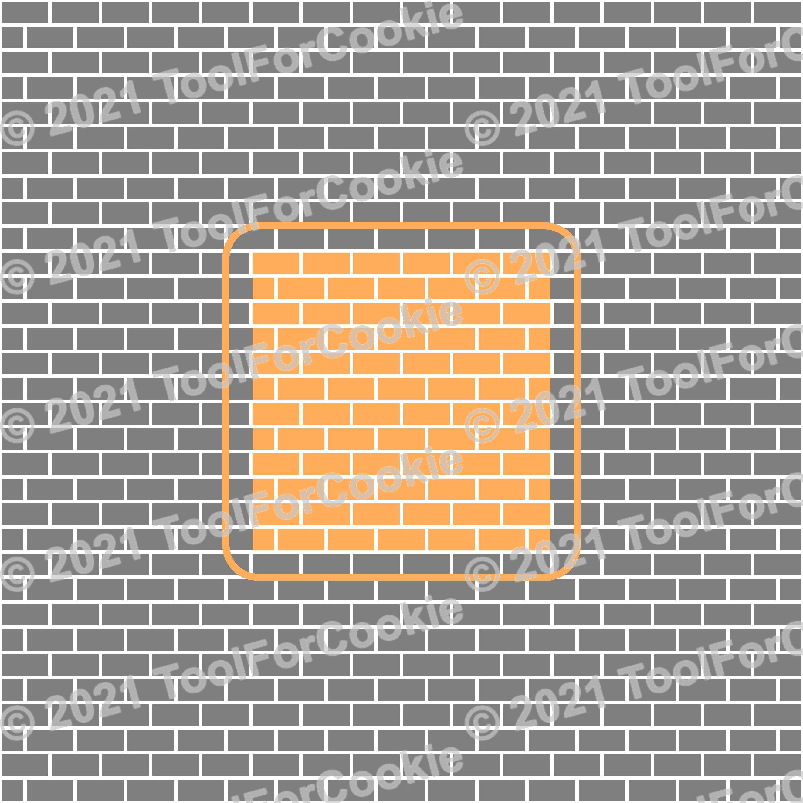 Brick Pattern Stencil | Etsy